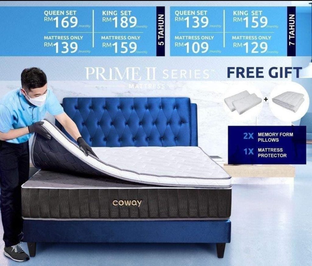 Tilam Coway Prime 2 Hanya Rm109 Bulanan | Coway Official