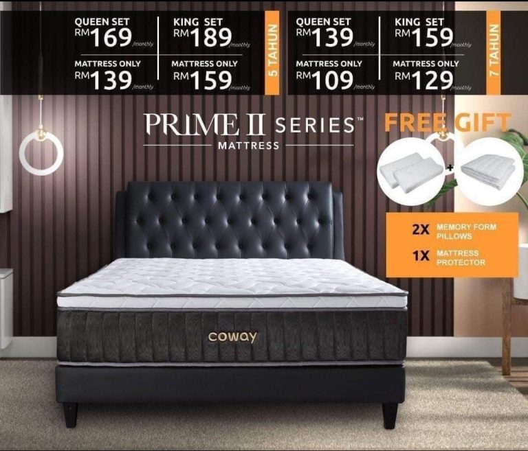 Tilam Coway Prime 2 Hanya Rm109 Bulanan | Coway Official